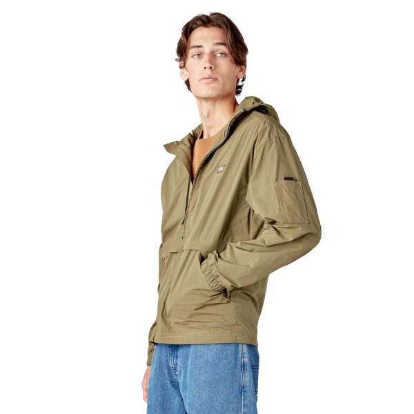 Dickies Jackson Windbreaker Jacket - Military Green – Xtreme Boardshop ...