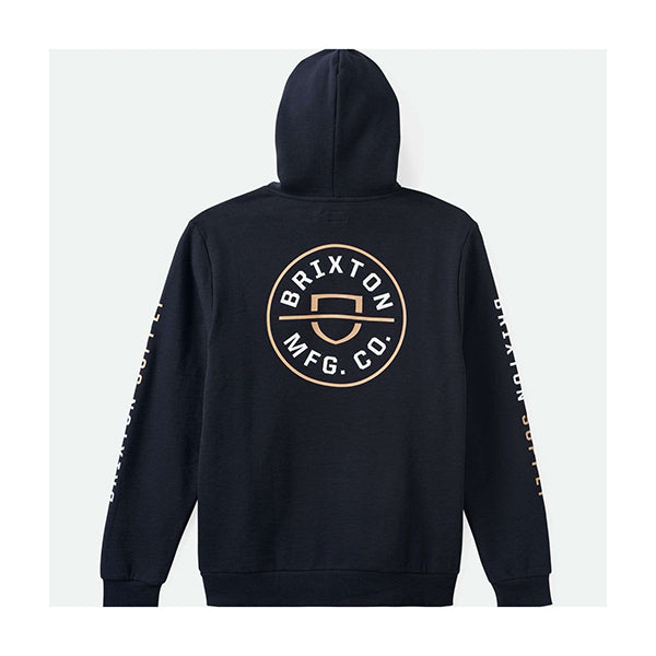 Brixton Crest Hood Black/Sand/White – Xtreme Boardshop (XBUSA.COM)