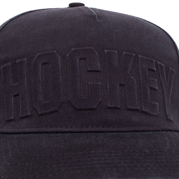 Hockey Hockey Embossed Hat Black – Xtreme Boardshop (XBUSA.COM)