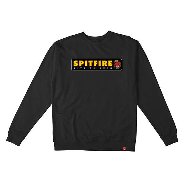 SPITFIRE LTB CREW BLACK/MULTI – Xtreme Boardshop (XBUSA.COM)