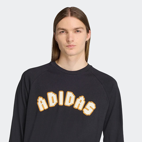 Adidas Tiles Loose Long Sleeve Tee Black – Xtreme Boardshop (XBUSA.COM)