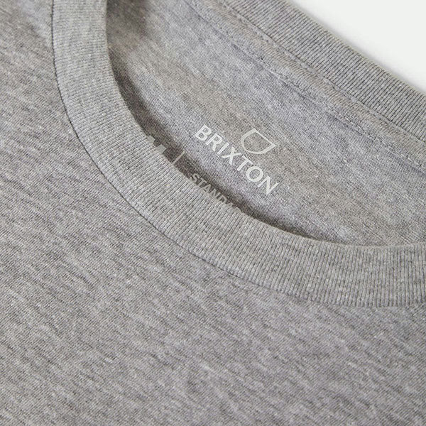 Brixton Inwood S/S STT Heather Grey – Xtreme Boardshop (XBUSA.COM)