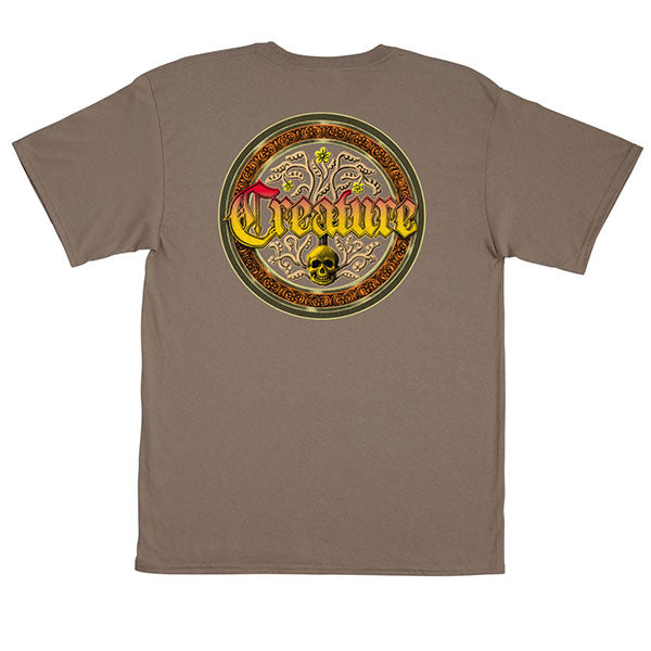 Creature Fiend Crest T-Shirt Dusty Brown – Xtreme Boardshop (XBUSA.COM)