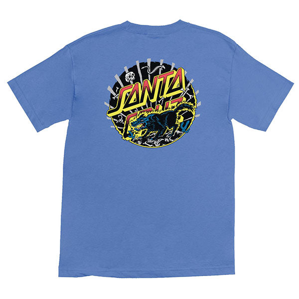 Santa Cruz Kendall Wolf Dot T-Shirt Carolina Blue – Xtreme Boardshop ...