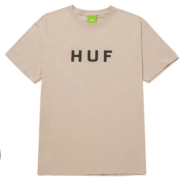 HUF Essentials OG Logo T-Shirt Sand – Xtreme Boardshop (XBUSA.COM)