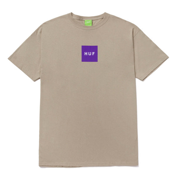 Huf Essentials Box Logo S/S T-Shirt Sand – Xtreme Boardshop (XBUSA.COM)